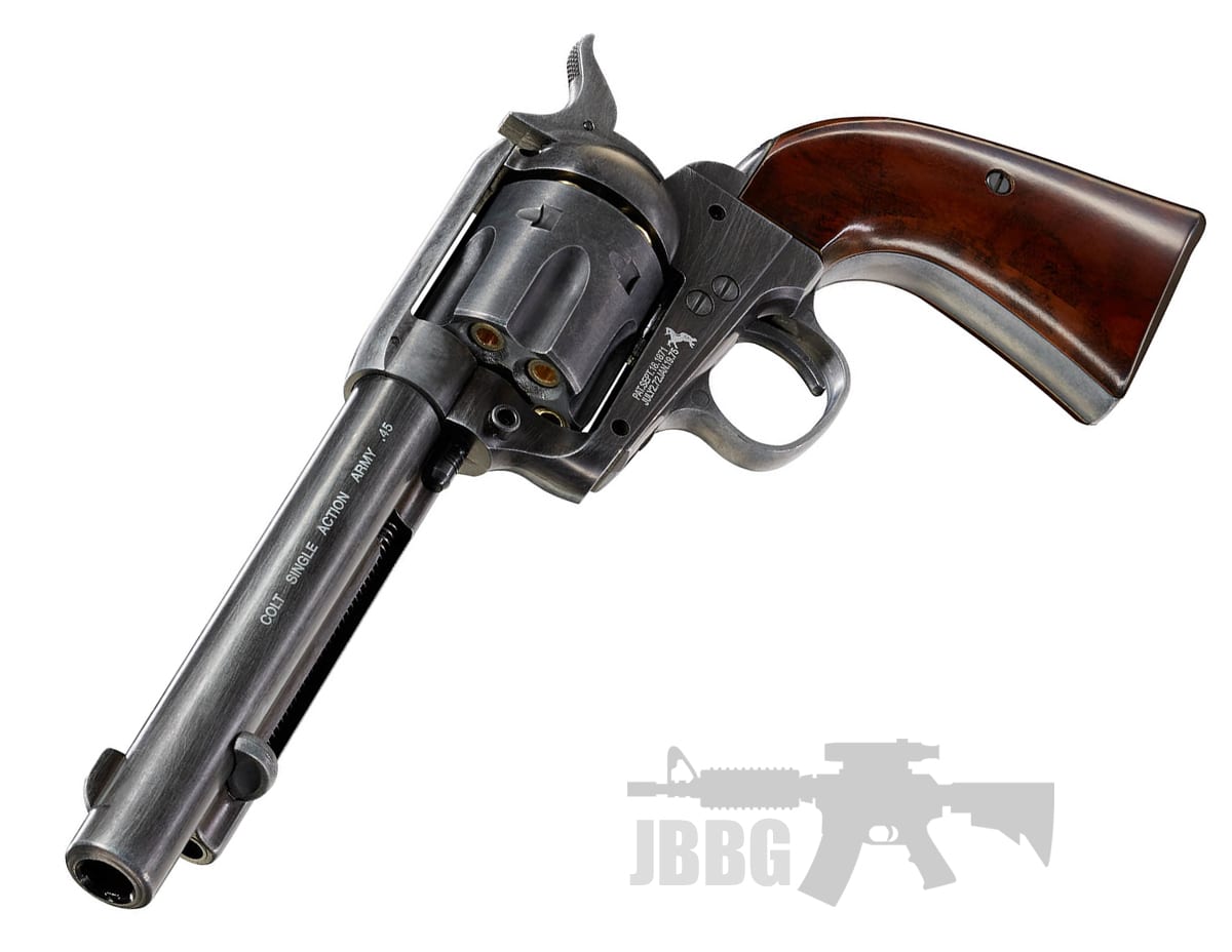 Colt SAA .45 CO2 Antiqued Revolver 4.5 - Just Air Guns