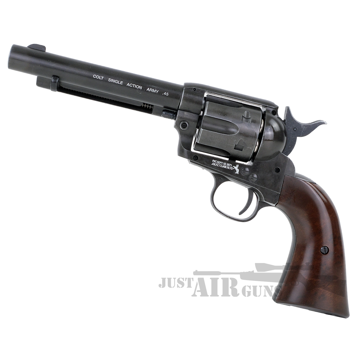 Colt SAA CO2 Antiqued Black Revolver 4.5 - Just Air Guns