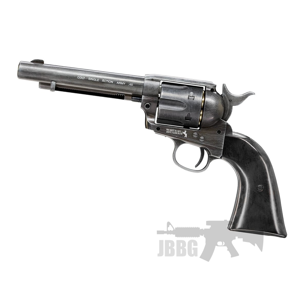 Colt SAA CO2 Antiqued Black Revolver 4.5 - Just Air Guns