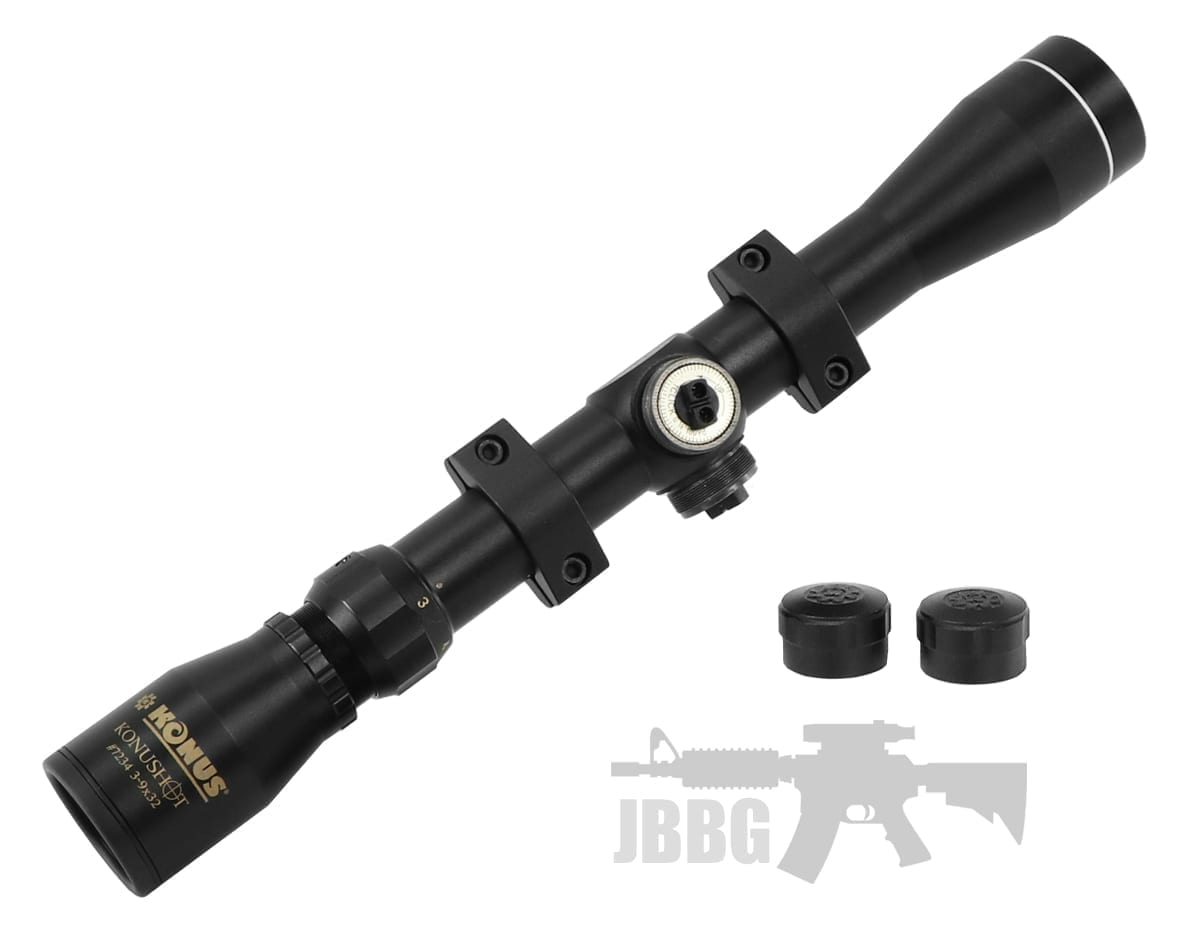 Konus 3-9×32 Zoom Rifle Scope with 11mm Mounts - Just Air Guns