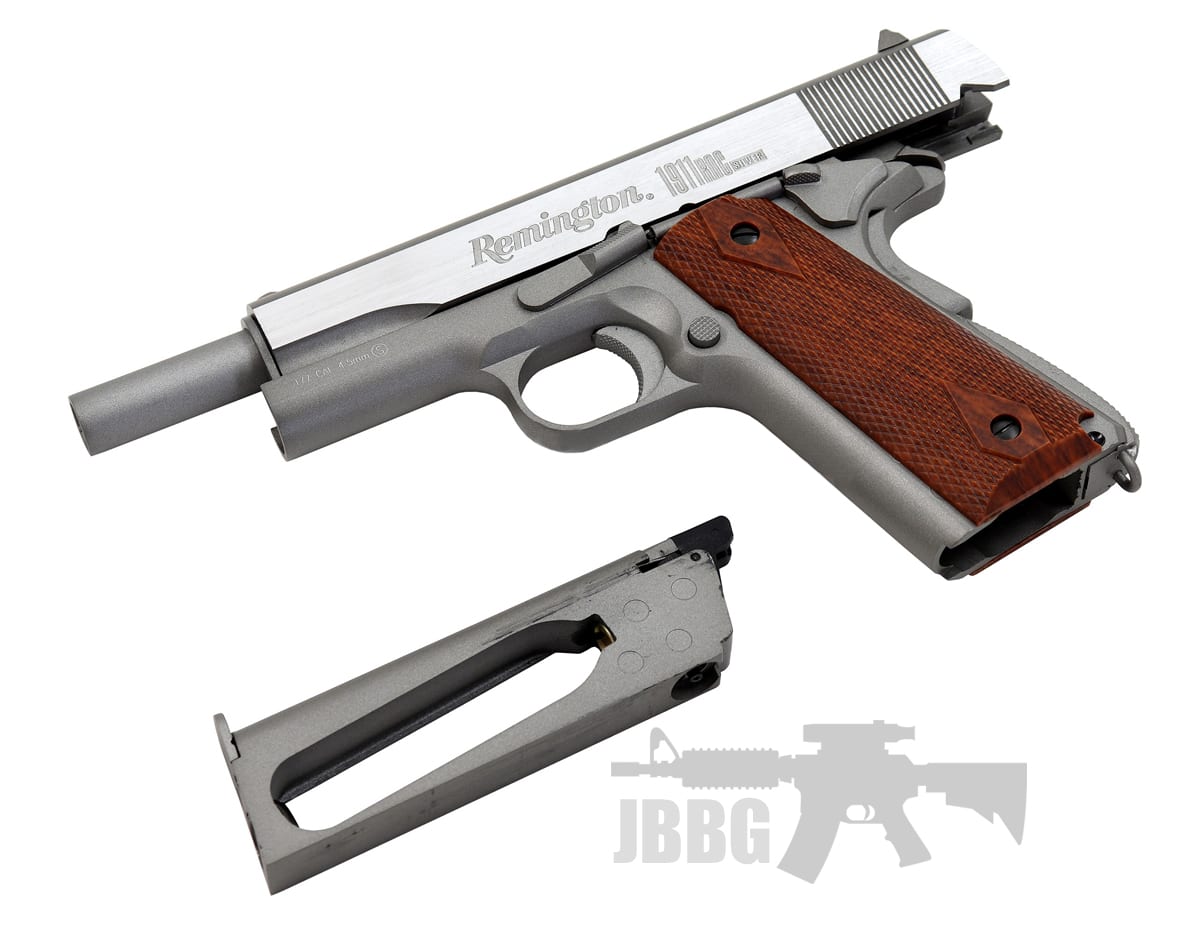Remington 1911 RAC Air Pistol Silver - Just Air Guns
