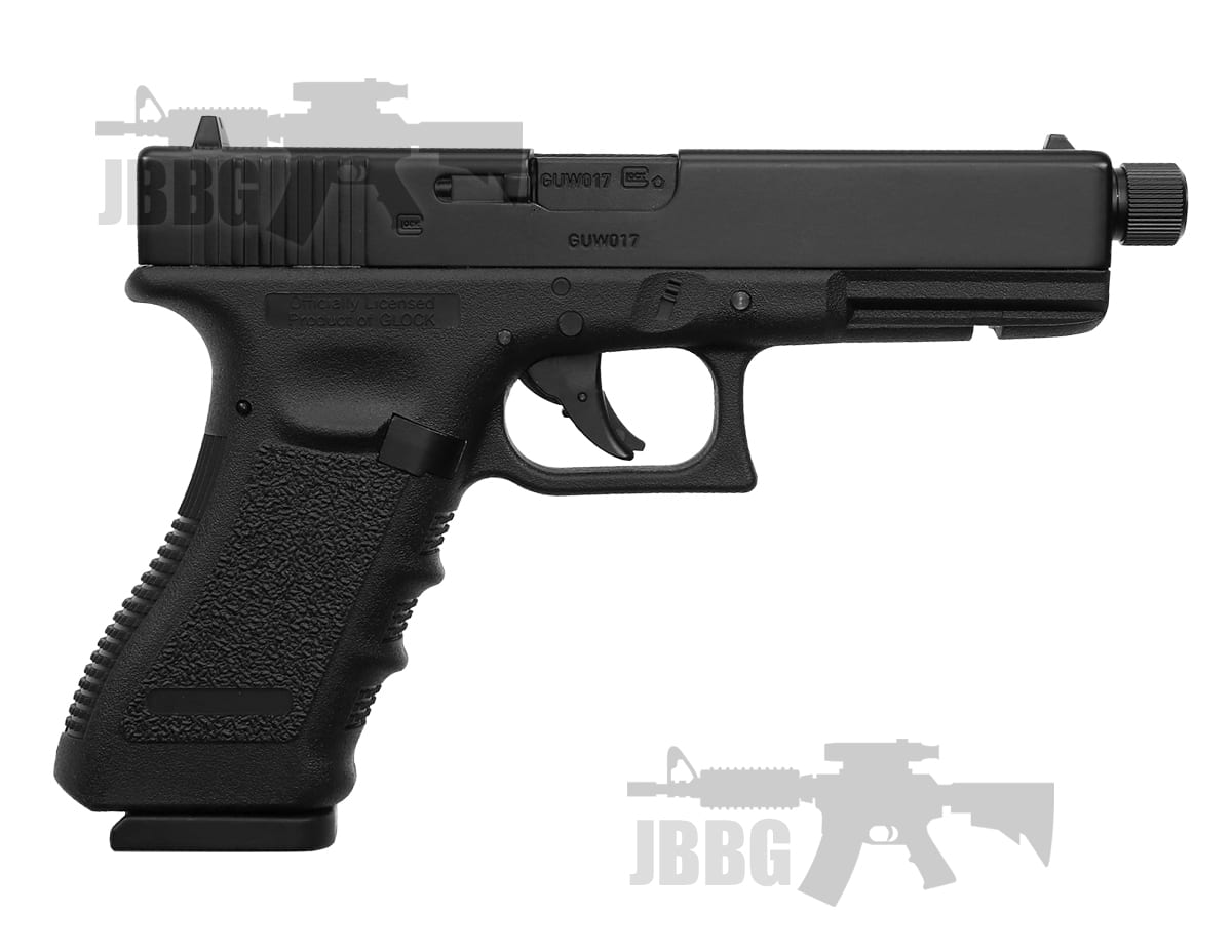 Glock 17 CO2 Air Pistol with Threaded Barrel - Just Air Guns