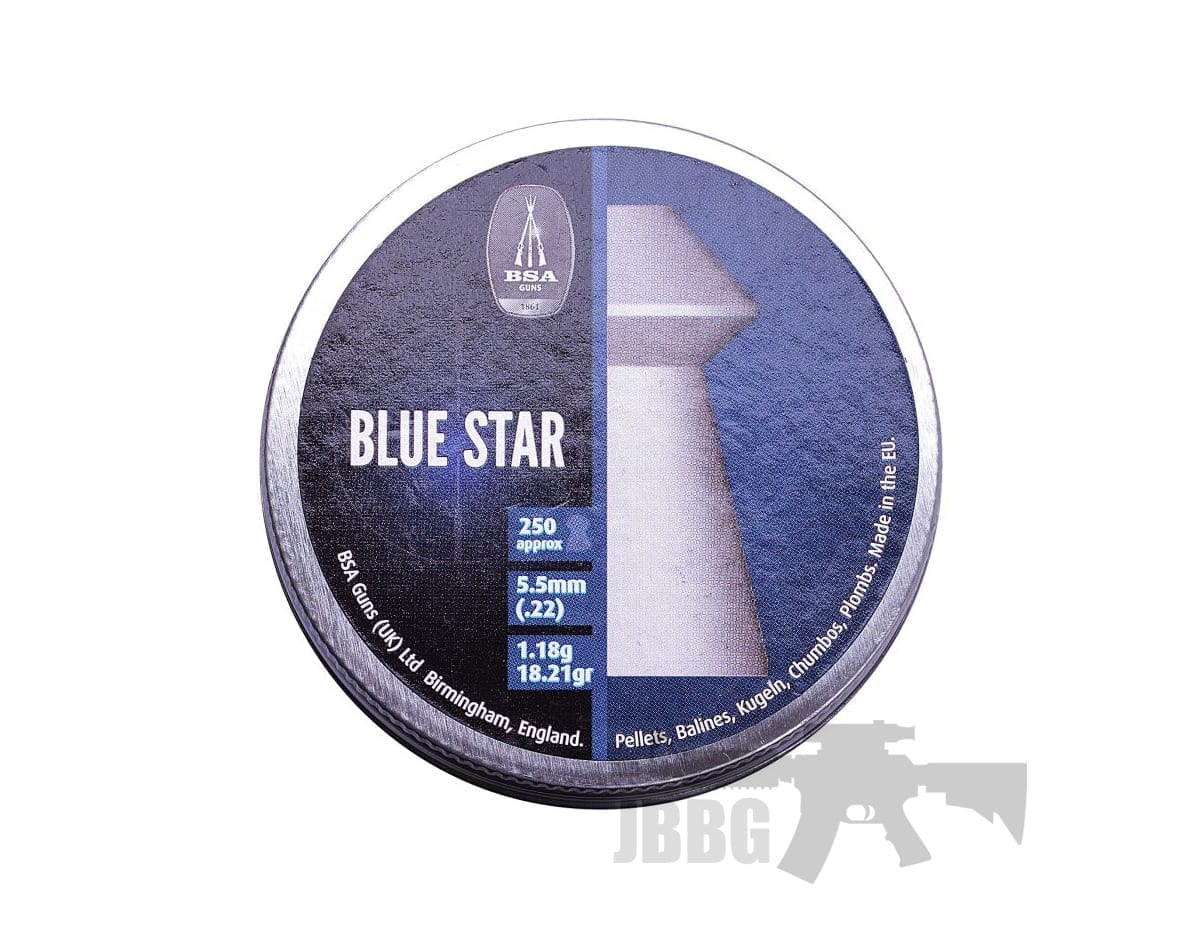 BSA Blue Star 250 Air Gun Pellets .22 - Just Air Guns