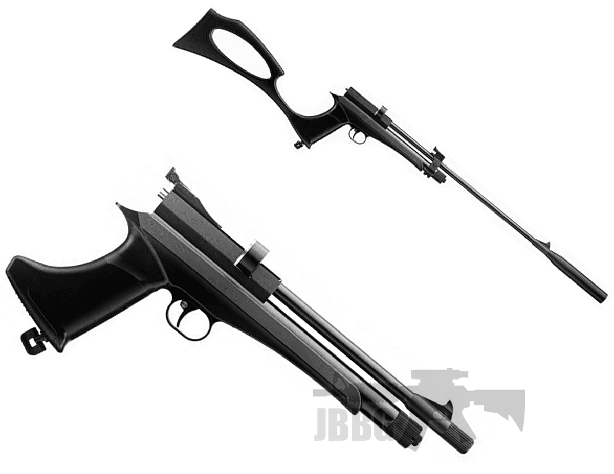 Victory CP2 Black .22 Co2 Air Pistol Rifle Kit - Just Air Guns