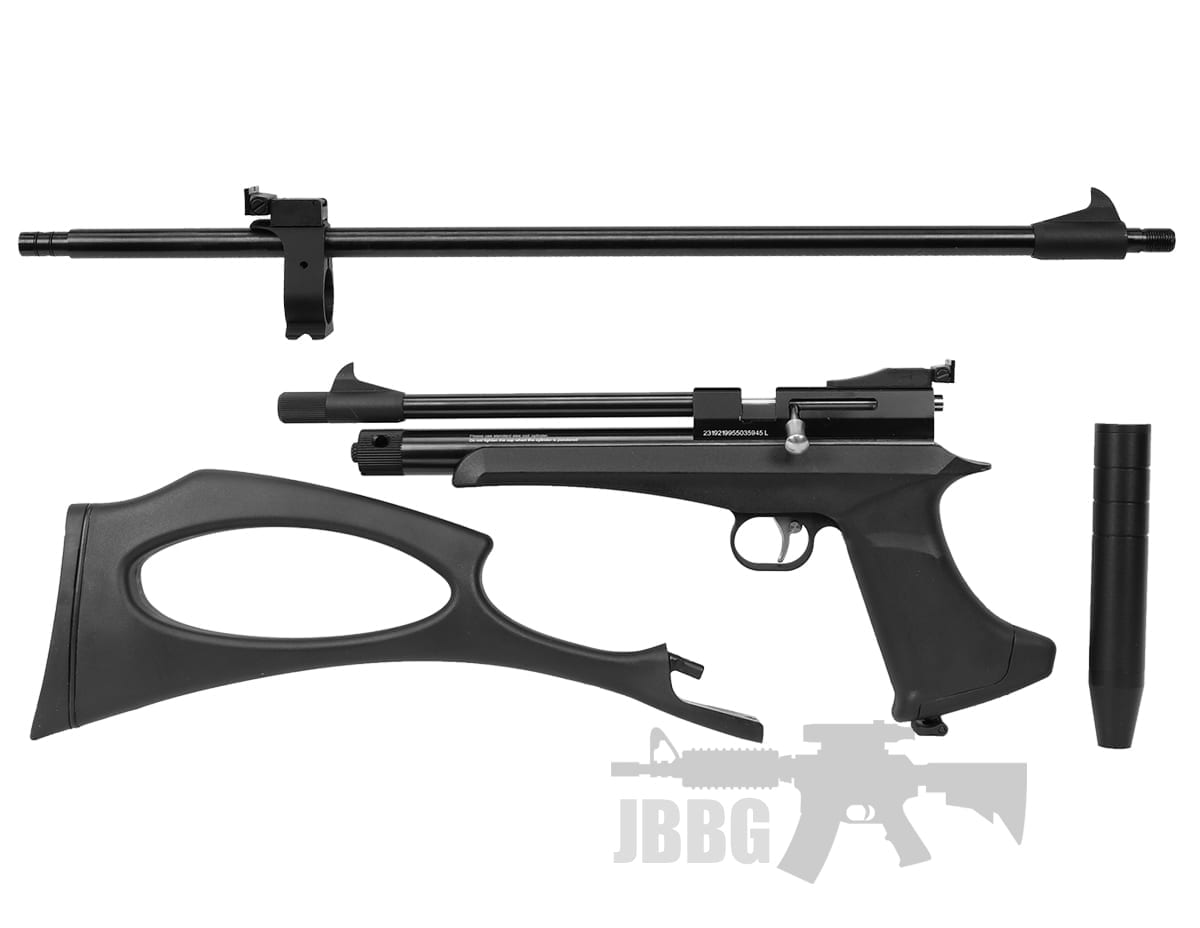 Victory CP2 Black .177 Co2 Air Pistol Rifle Kit - Just Air Guns