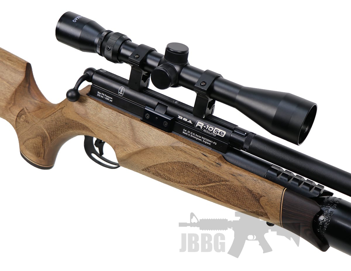 BSA R10 TH .177 12FTLB Walnut Air Rifle - Just Air Guns