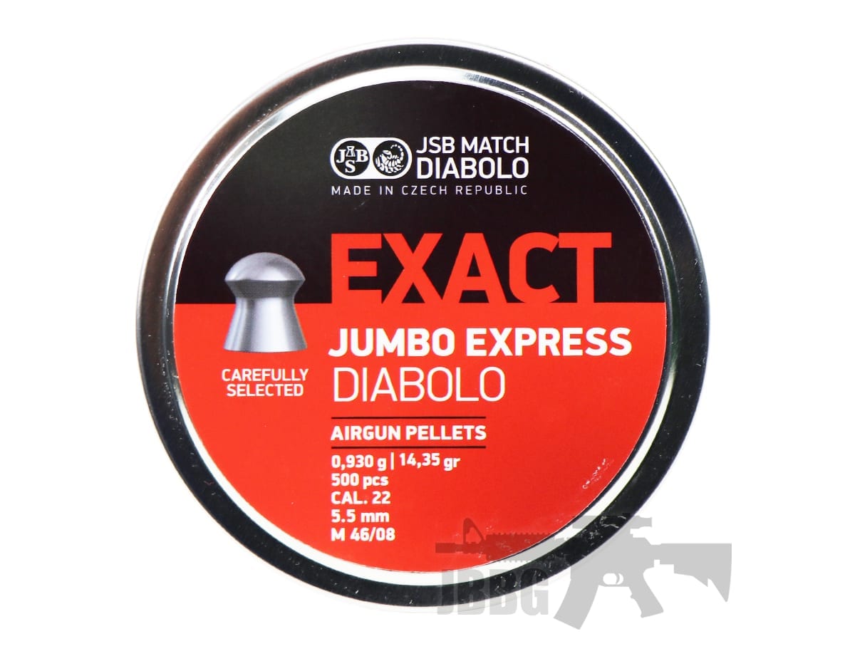 Diabolo Exact Jumbo Express Airgun Pellets .22 500 - Just Air Guns