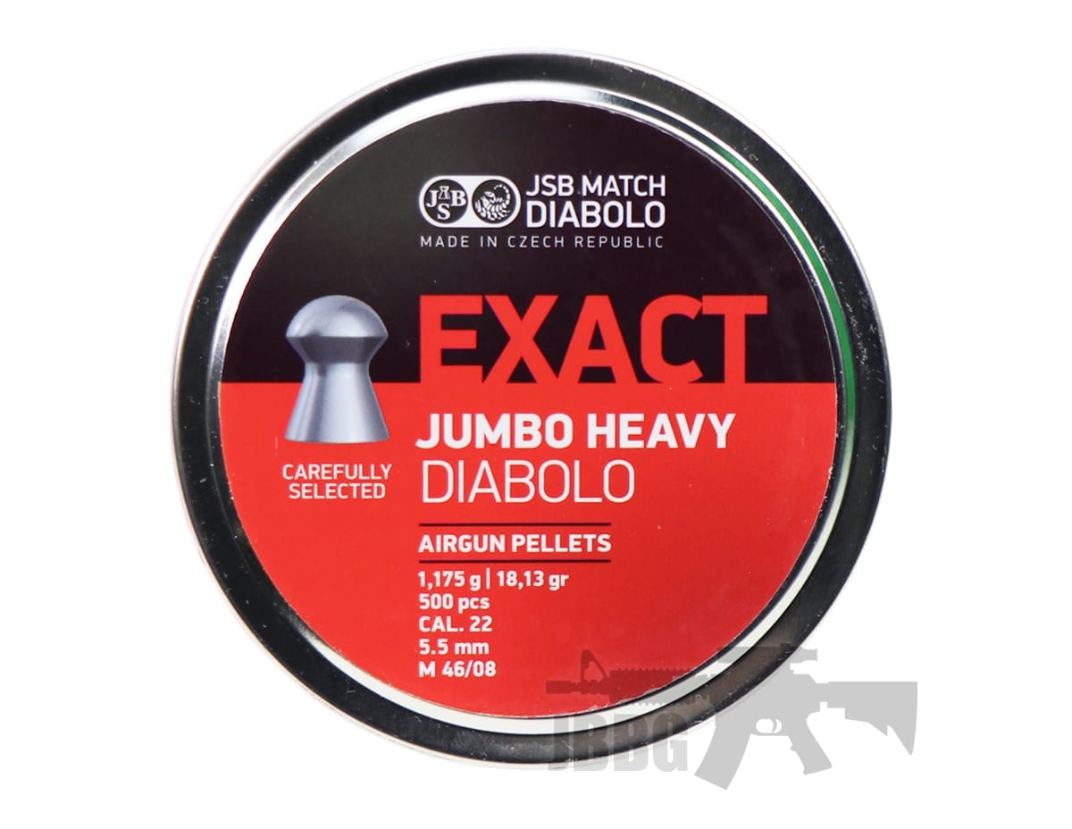 Diabolo Exact Jumbo Heavy Airgun Pellets .22 500 - Just Air Guns