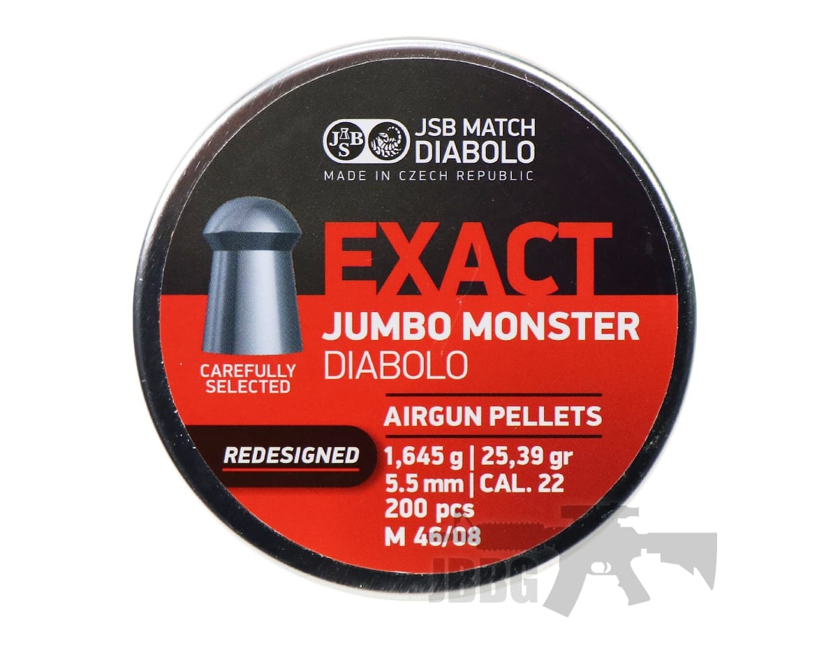 Diabolo Exact Jumbo Monster Airgun Pellets .22 200 - Just Air Guns