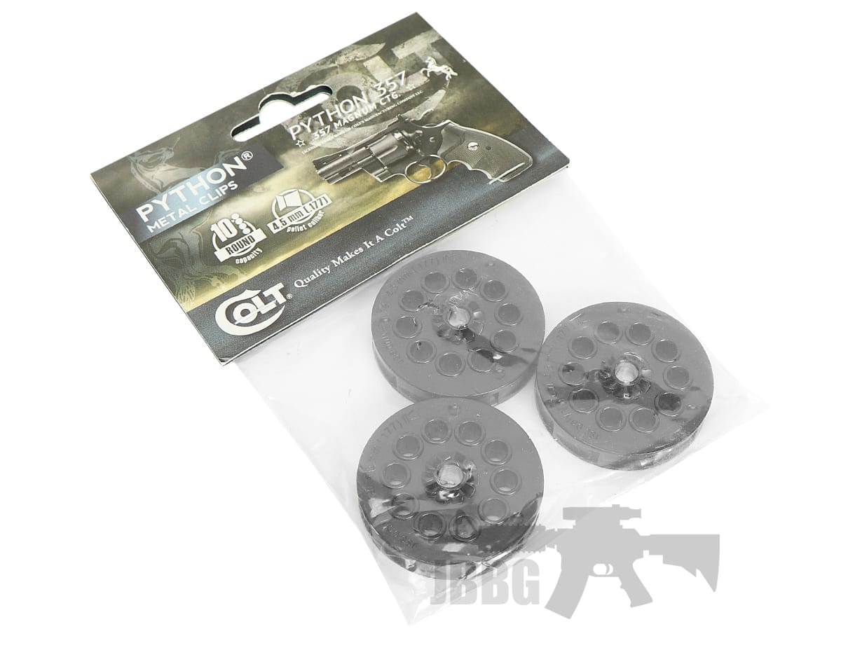 Umarex Colt Python 357 Spare Magazine 3 Pack - Just Air Guns