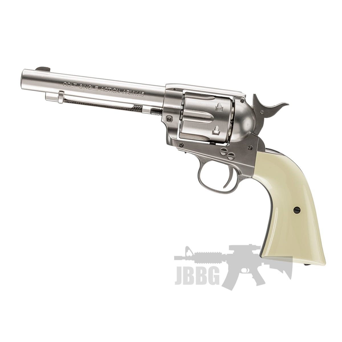 Colt SAA .45 Nickel & Pearl Single Action Army .177 Co2 - Just Air Guns