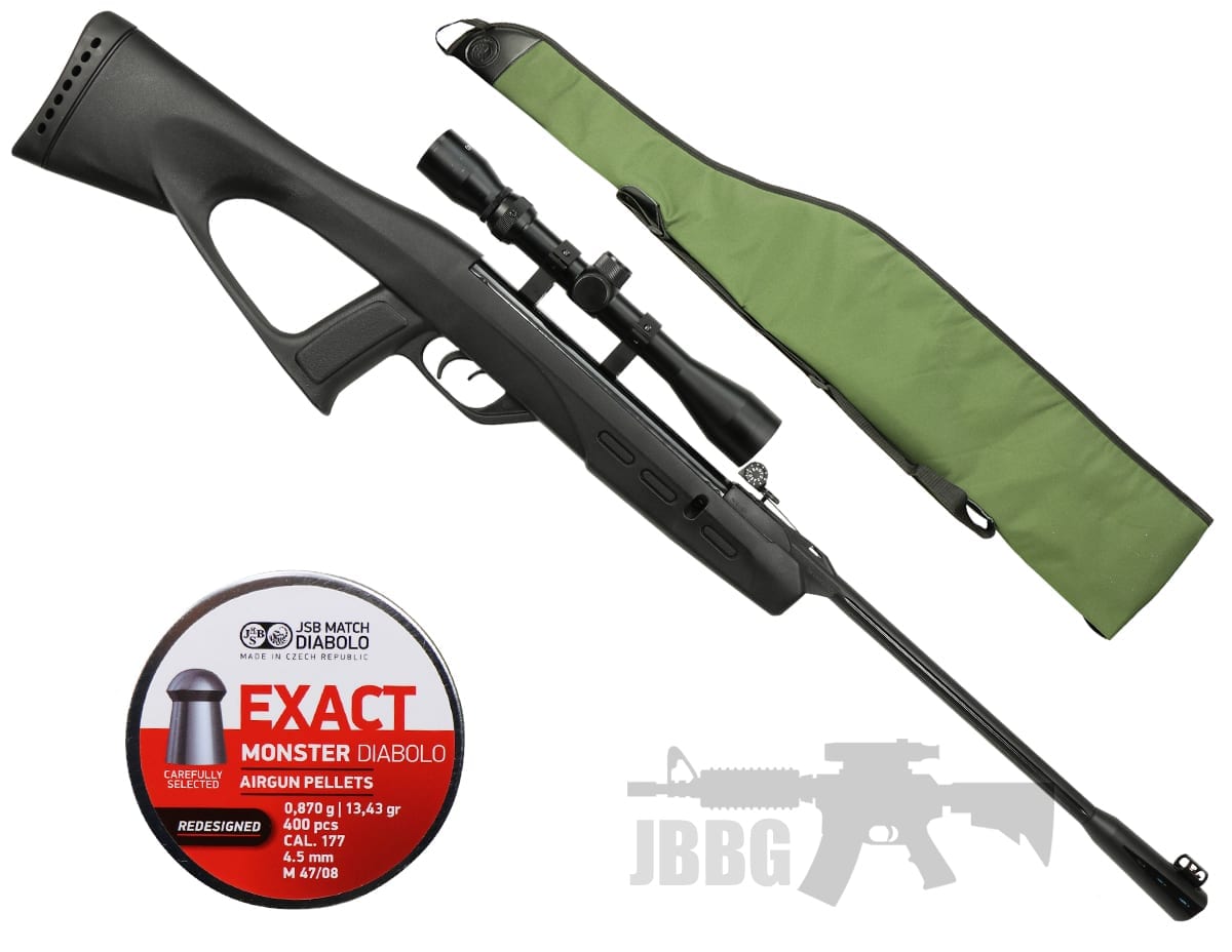Gamo Delta Fox GT Whisper .177 Air Rifle Bundle Set - Just Air Guns