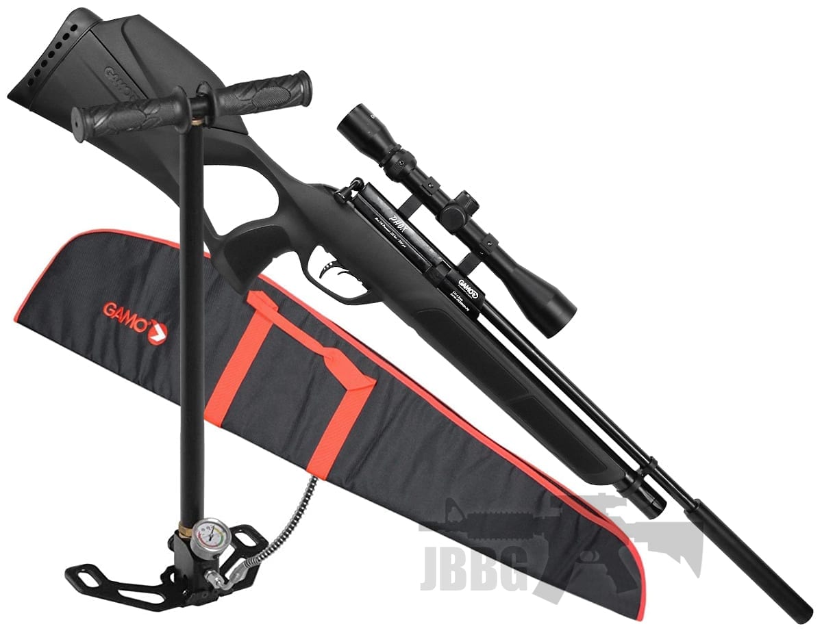 Gamo Phox Air Rifle Pack With Scope, Pump and Bag - Just Air Guns