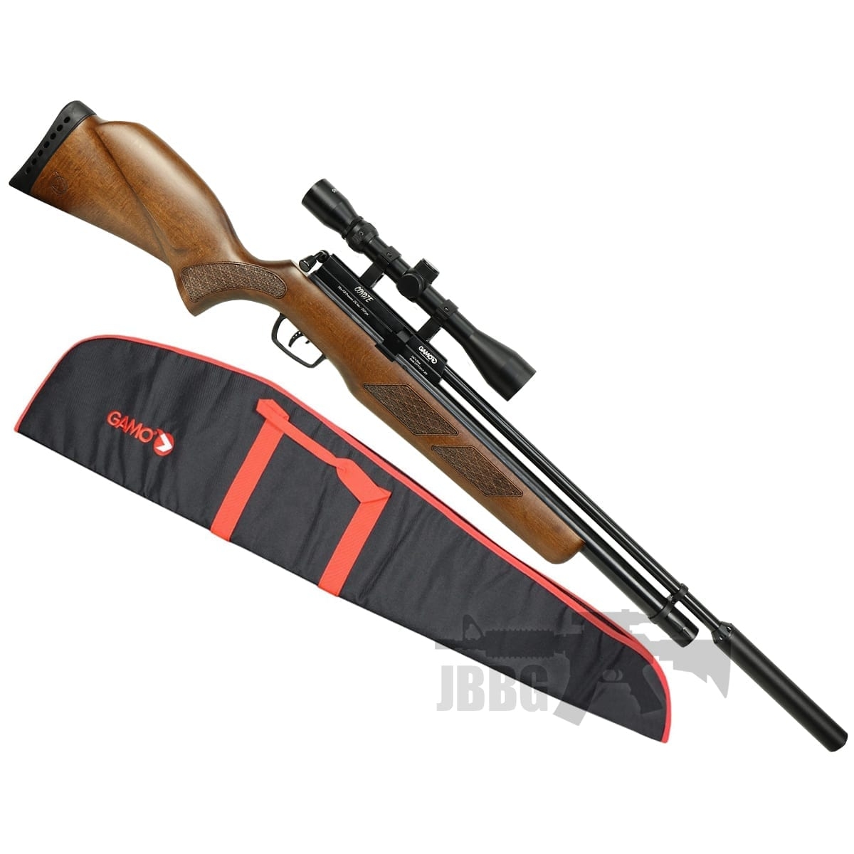 Gamo Coyote Air Rifle Pack With Silencer Scope And Bag 177 Just Air Guns