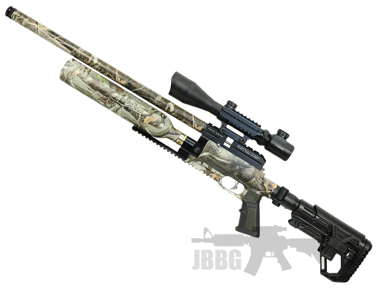 Kral Puncher Jumbo Hi Cap PCP Camo .22 - Just Air Guns