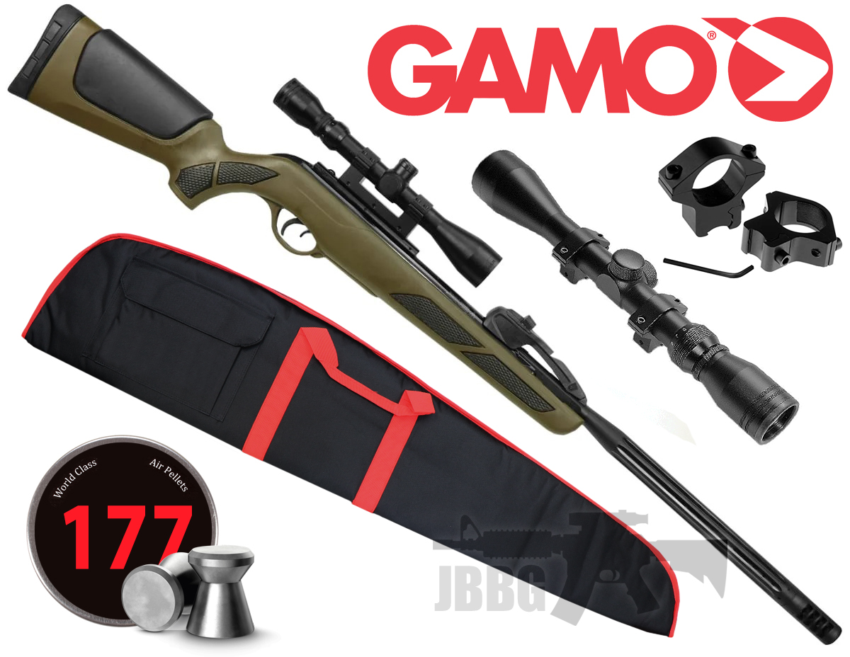 Gamo V.Swarm Barr G1 16J .177 Air Rifle Bundle Set - Just Air Guns