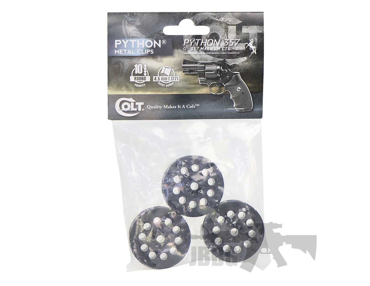 Umarex Colt Python 357 Spare Metal Magazine 3 Pack - Just Air Guns