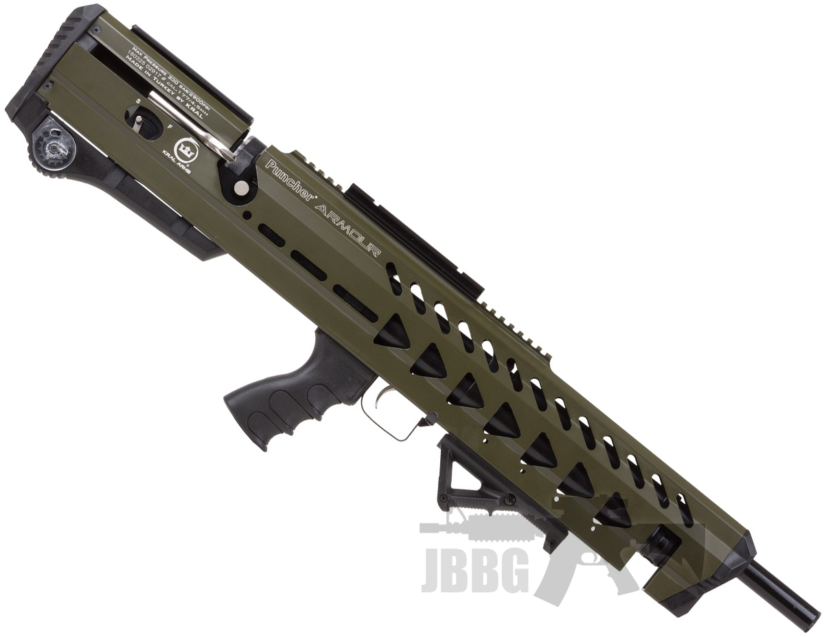Kral Arms Puncher Armour .177 Air Rifle Green - Just Air Guns