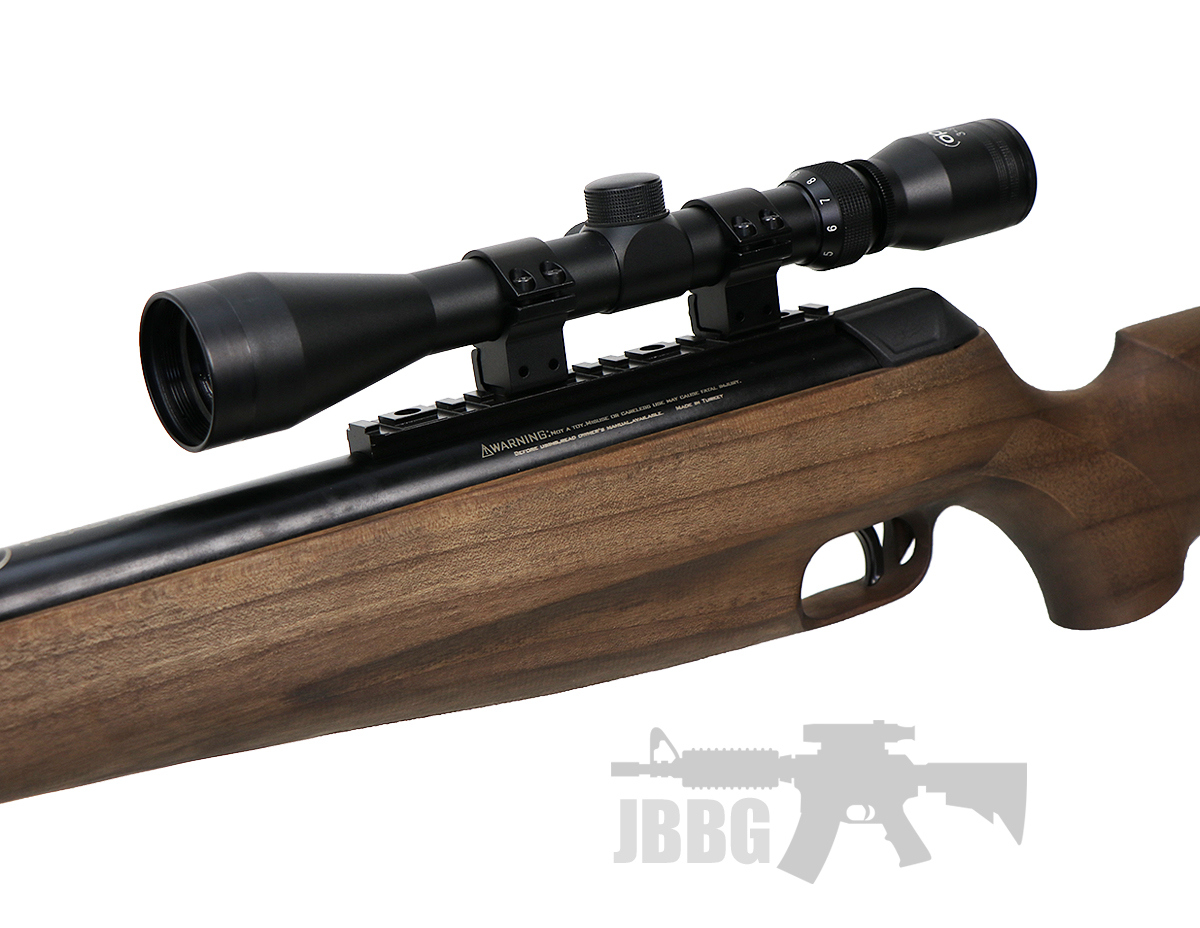 Kral Arms N-07 Breakbarrel Air Rifle Wood Stock .22 - Just Air Guns