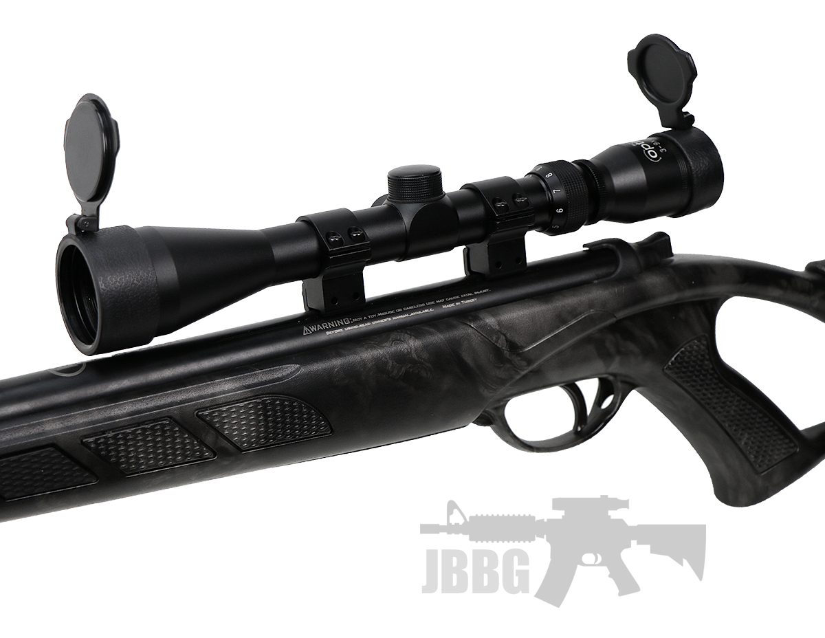 Kral Arms Champion Skull Camo Stock Air Rifle Kit .22 - Just Air Guns