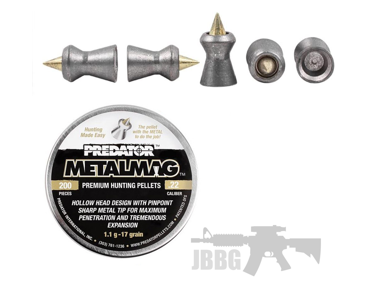 JSB Predator Metalmag 22 Air Gun Pellets 200 - Just Air Guns
