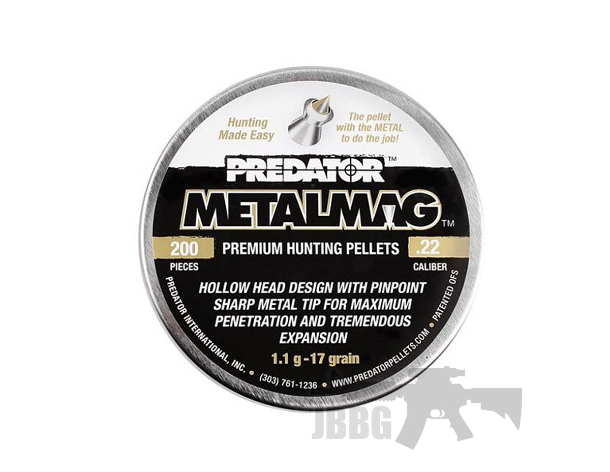 JSB Predator Metalmag 22 Air Gun Pellets 200 - Just Air Guns