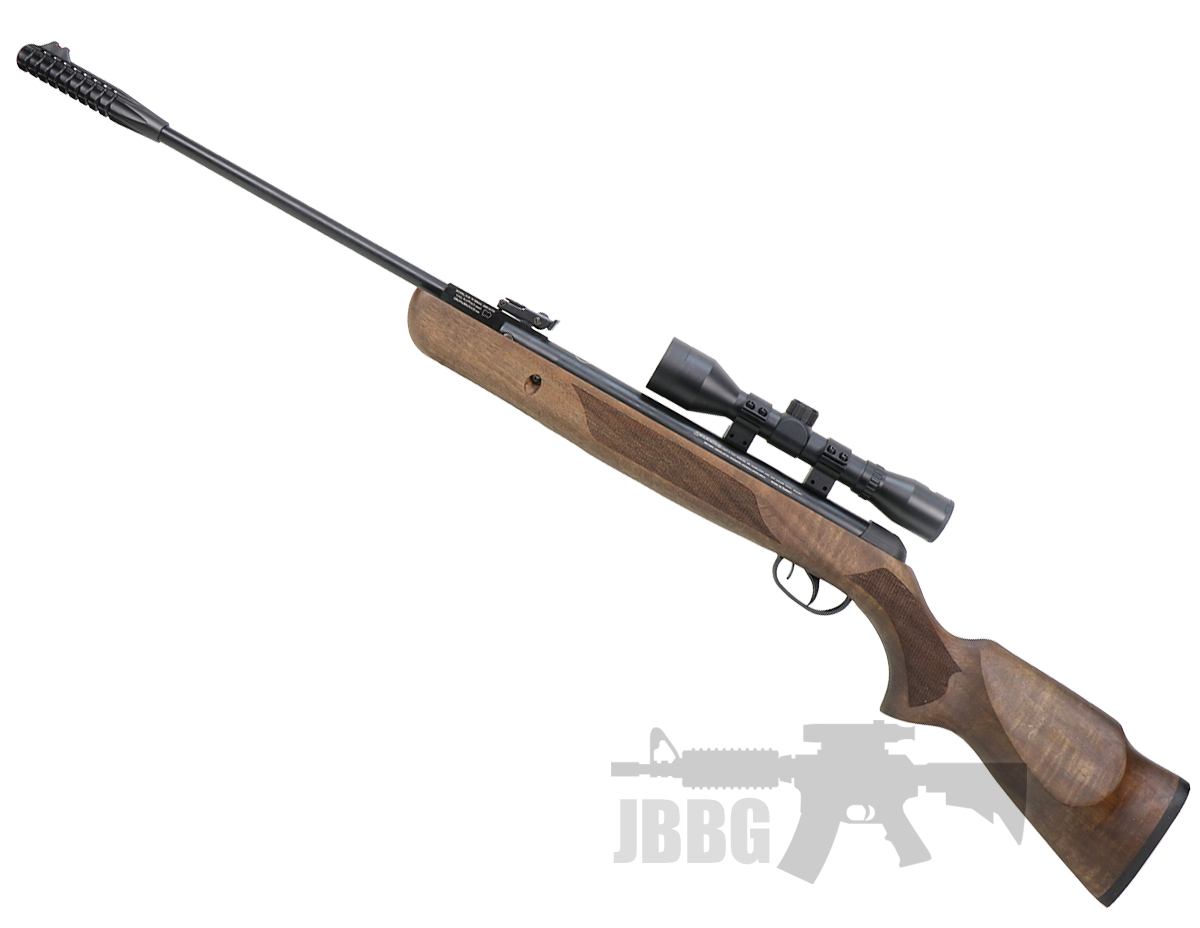 Kral Devil Walnut Air Rifle Set .177 - Just Air Guns