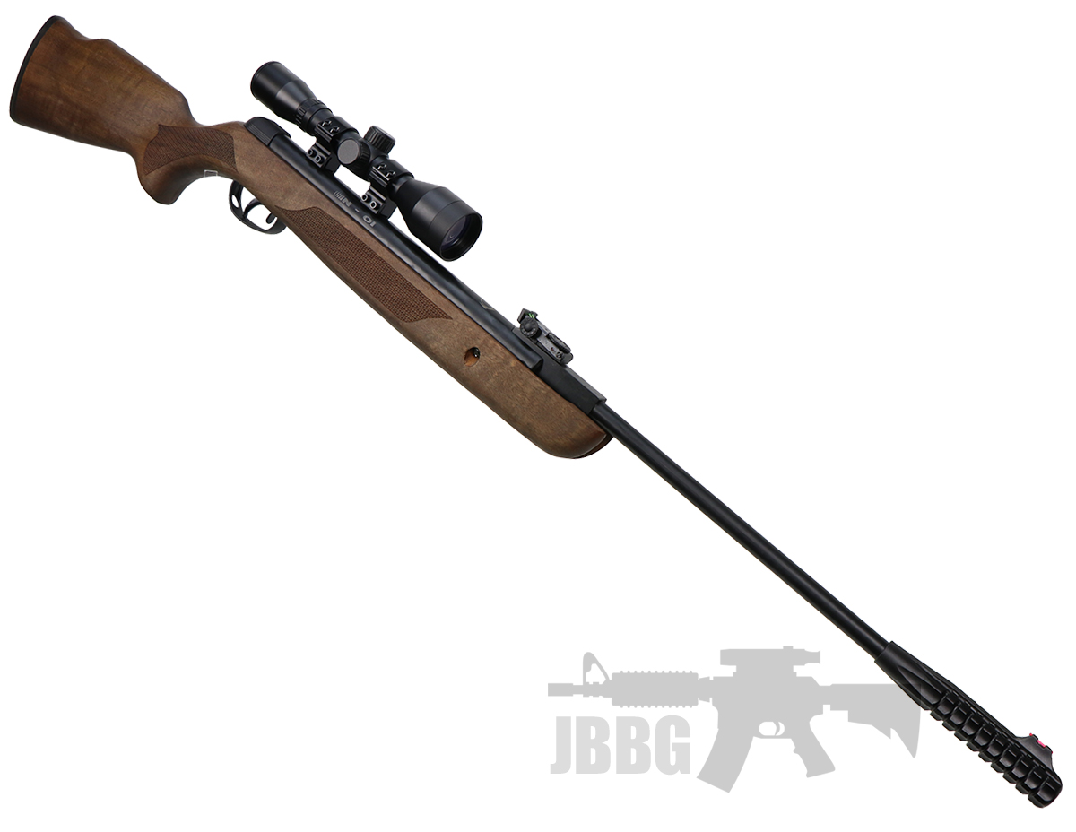 Kral Devil Walnut Air Rifle Set .177 - Just Air Guns