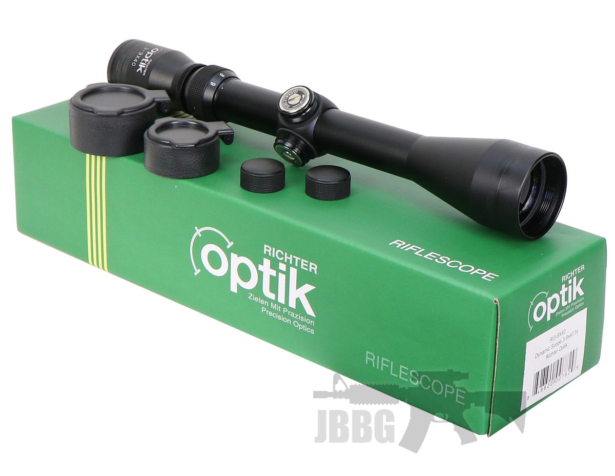 Optik Richter Scope 3-9x40 with Mounts - Just Air Guns