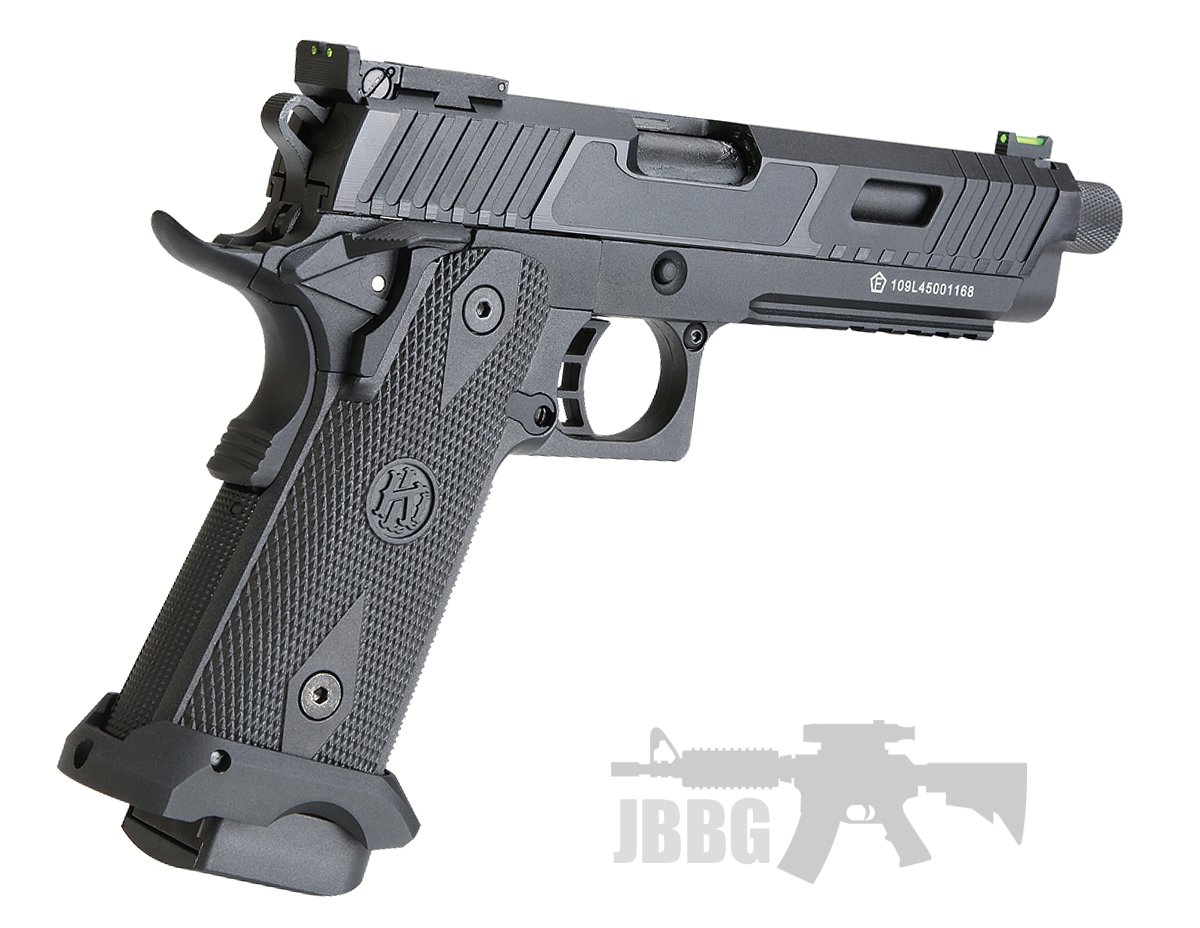 Baba Yaga Combat Master Hi-Capa Co2 Blowback Air Pistol with Threaded ...