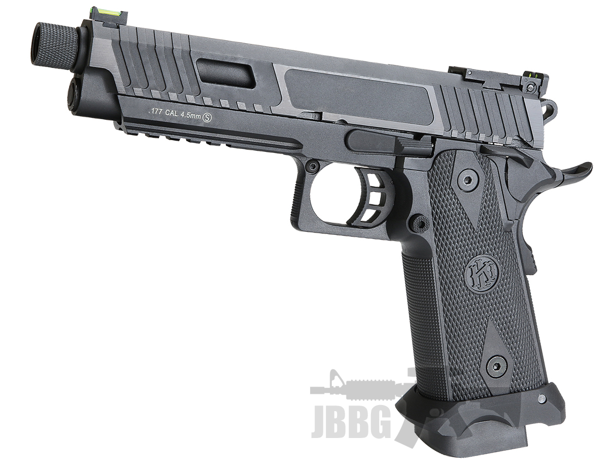 Baba Yaga Combat Master Hi-Capa Co2 Blowback Air Pistol with Threaded ...