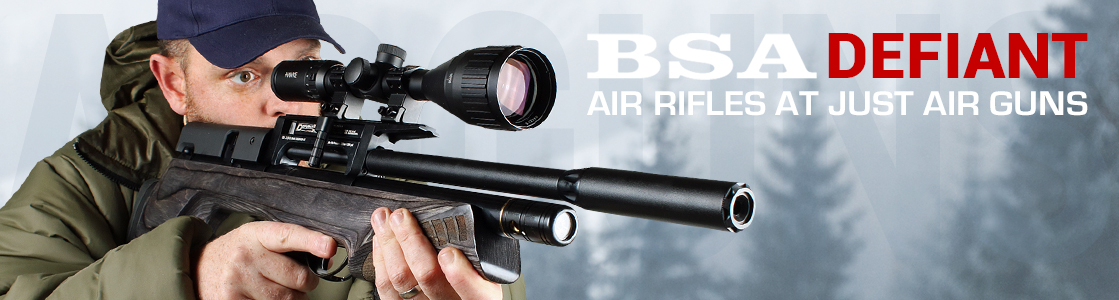 BSA Defiant PCP Walnut Stock .177 Air Rifle - Just Air Guns