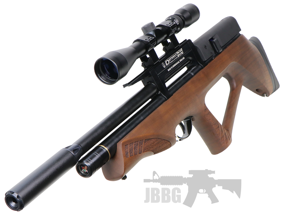 BSA Defiant PCP Walnut Stock Air Rifle .177 - Just Air Guns