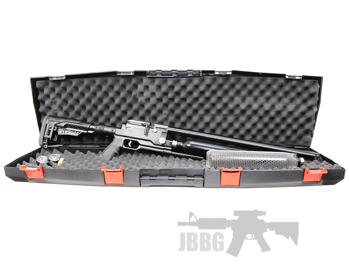 Kral Puncher Jumbo Hi-Cap Black PCP Air Rifle .22 - Just Air Guns