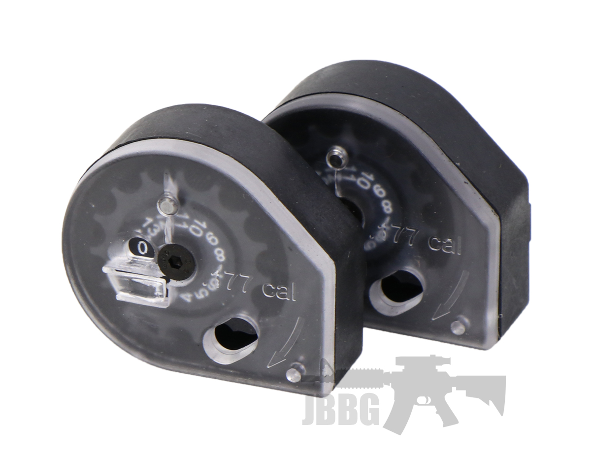 Kral Puncher Jumbo Hi-Cap Black PCP Air Rifle .22 - Just Air Guns