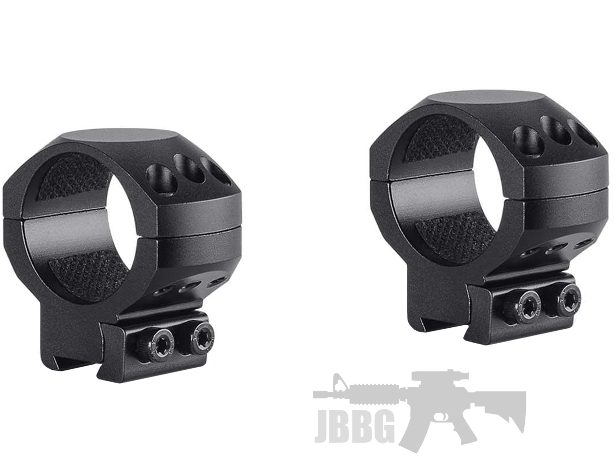 Tactical Ring Mounts 30 Mm (2 Piece 9-11 Mm Medium) - Just Air Guns