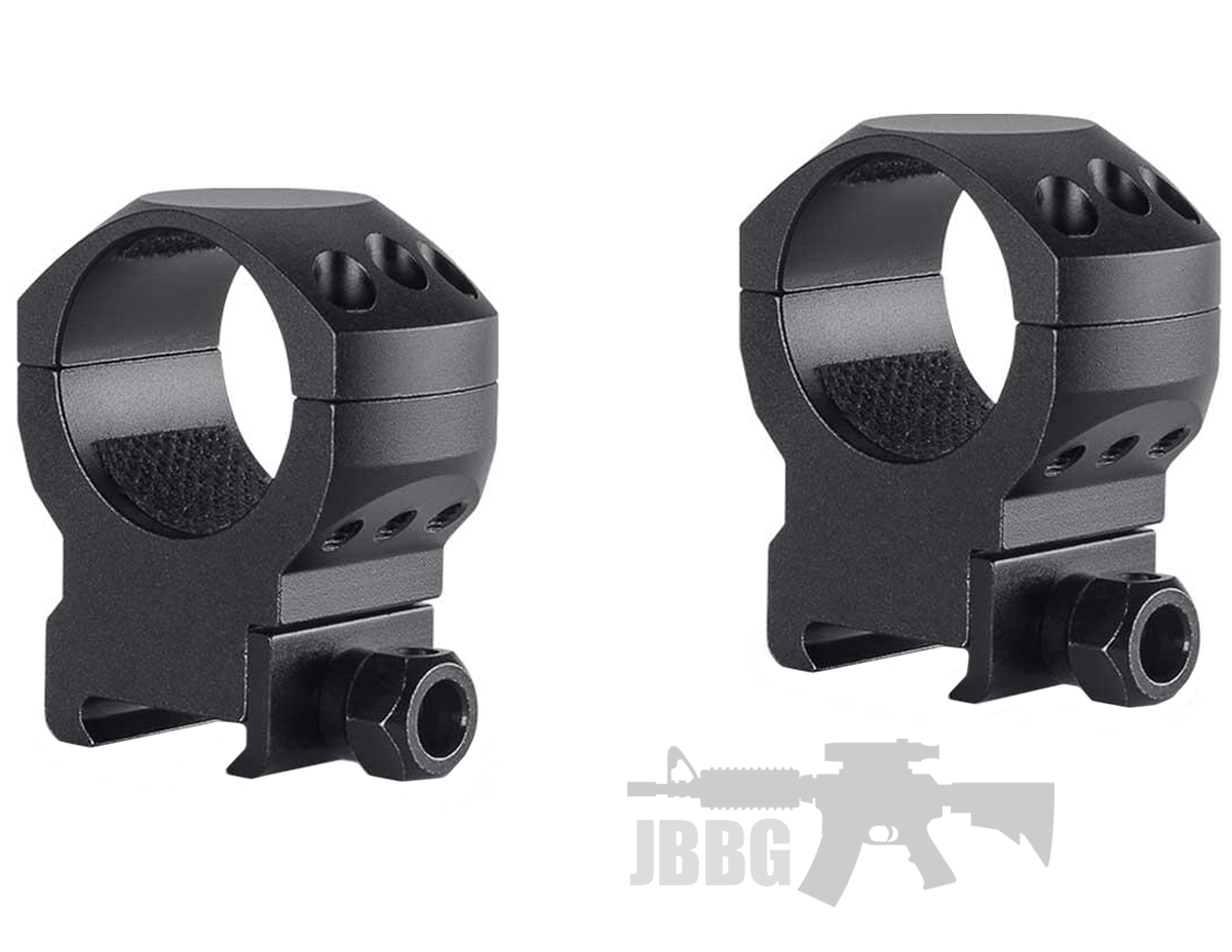 Tactical Ring Mounts 30 Mm (2 Piece Weaver High) - Just Air Guns