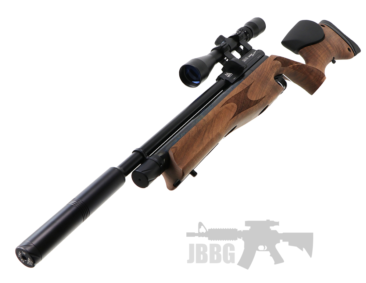 AA S510 Carbine Ultimate Sporter Ambi Walnut Air Rifle PCP .22