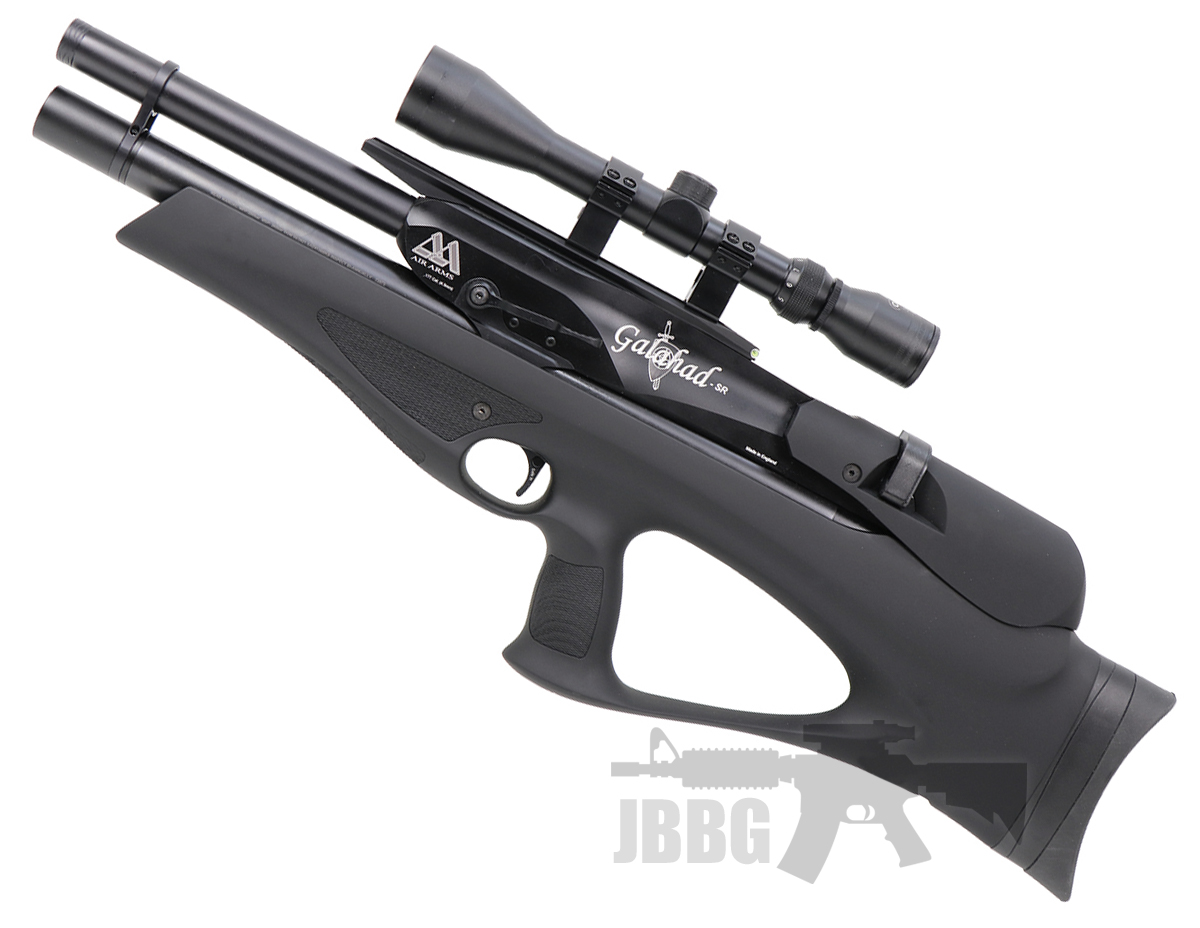 AirArms Galahad Carbine PCP Soft-Touch Black Air Rifle .177 - Just Air Guns