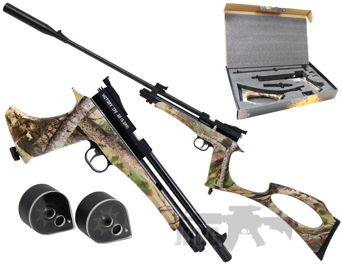 Victory CP2 Camo .22 CO2 Air Pistol Rifle Kit - Just Air Guns