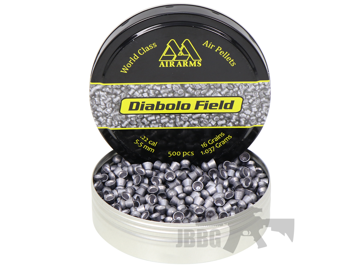 AirArms Diabolo Field .22 Airgun Pellets 500 - Just Air Guns
