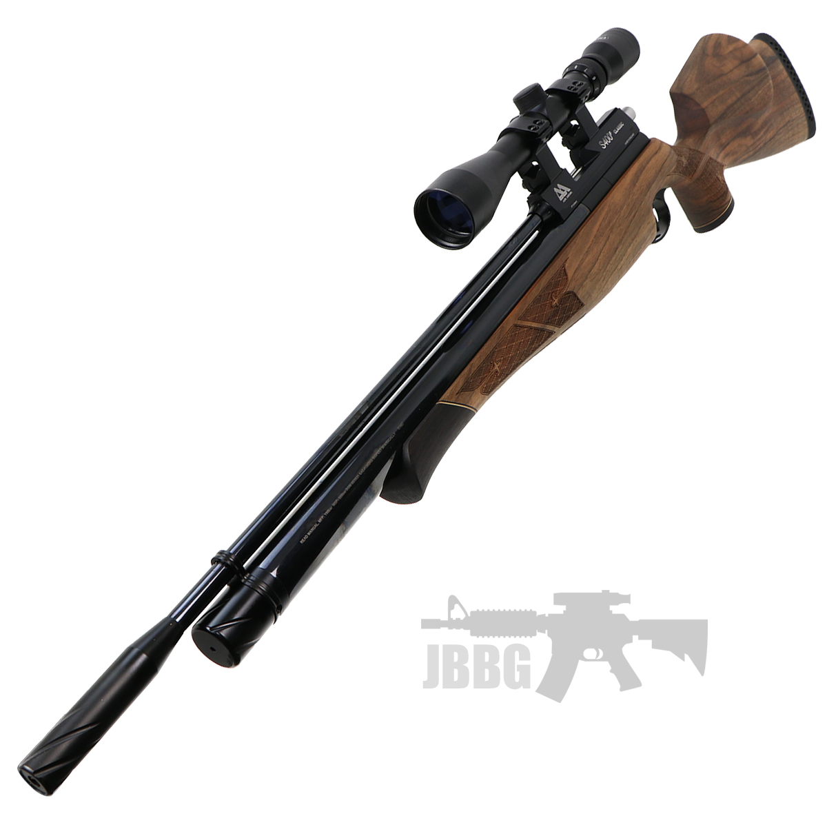 AirArms S400 Single Shot Air Rifle Walnut Stock .177 - Just Air Guns