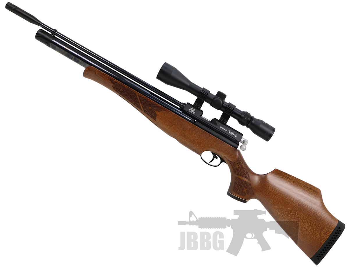AirArms S400 Single Shot Air Rifle Beech Stock .177 - Just Air Guns