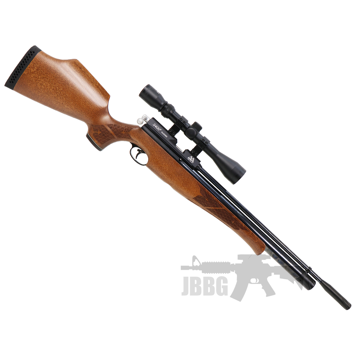 AirArms S400 Single Shot Air Rifle Beech Stock .177 - Just Air Guns