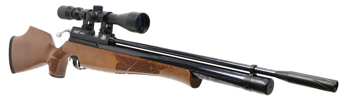 AirArms S400 Single Shot Air Rifle Beech Stock .177 - Just Air Guns