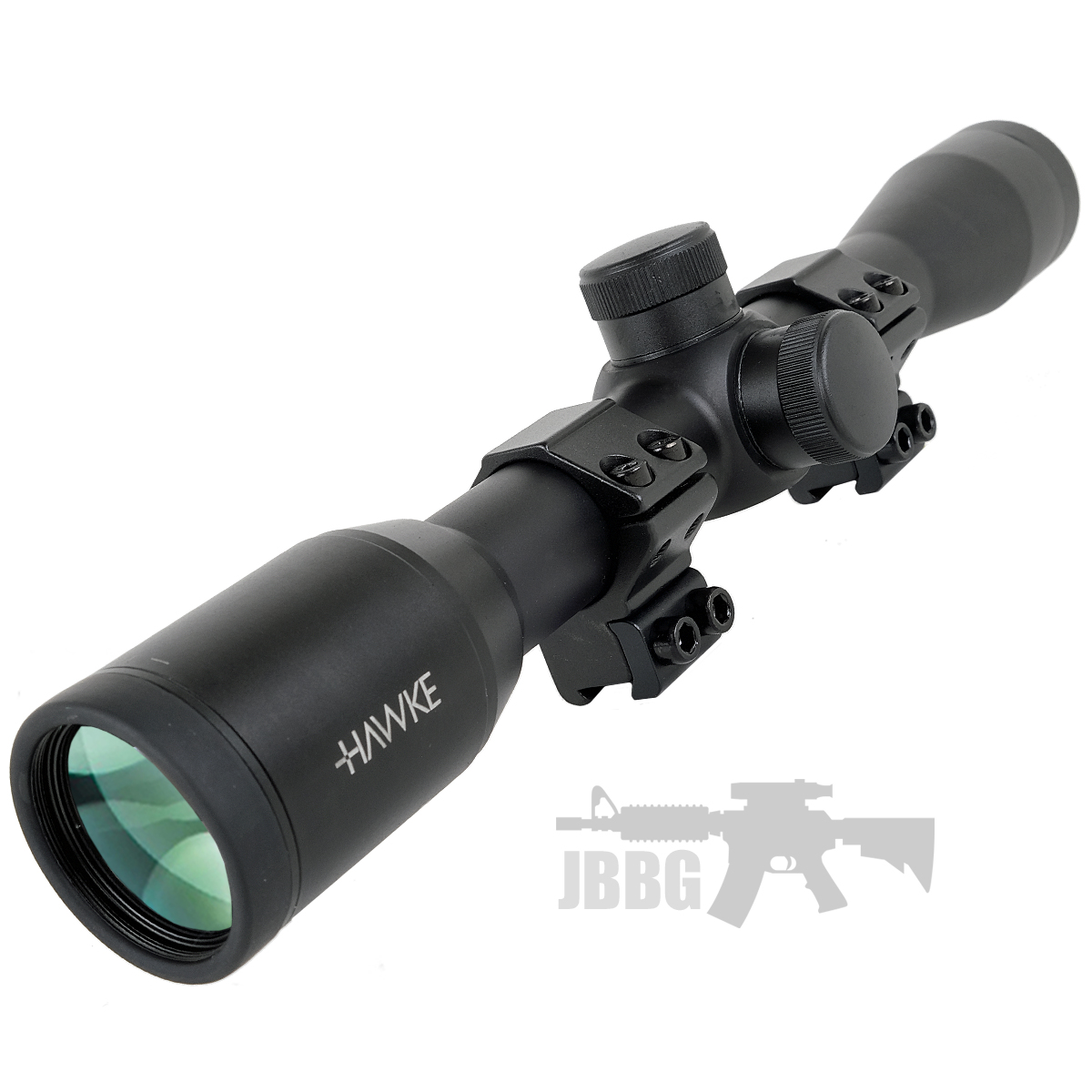 Fast Mount 4x32 (Mil Dot) Hawke Scope with Mounts U - Just Air Guns