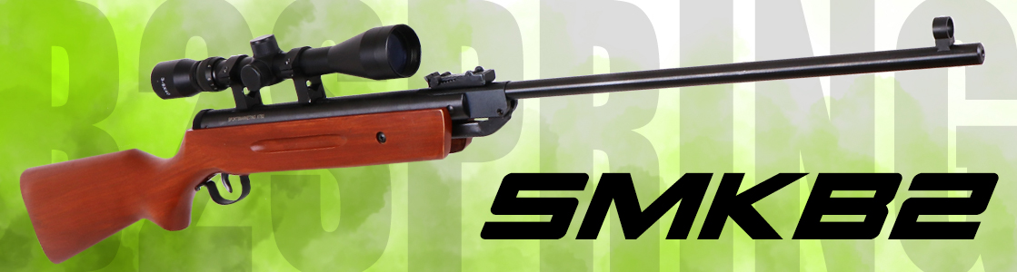 SMK B2 Spring Air Rifle .177 Grooved - Just Air Guns