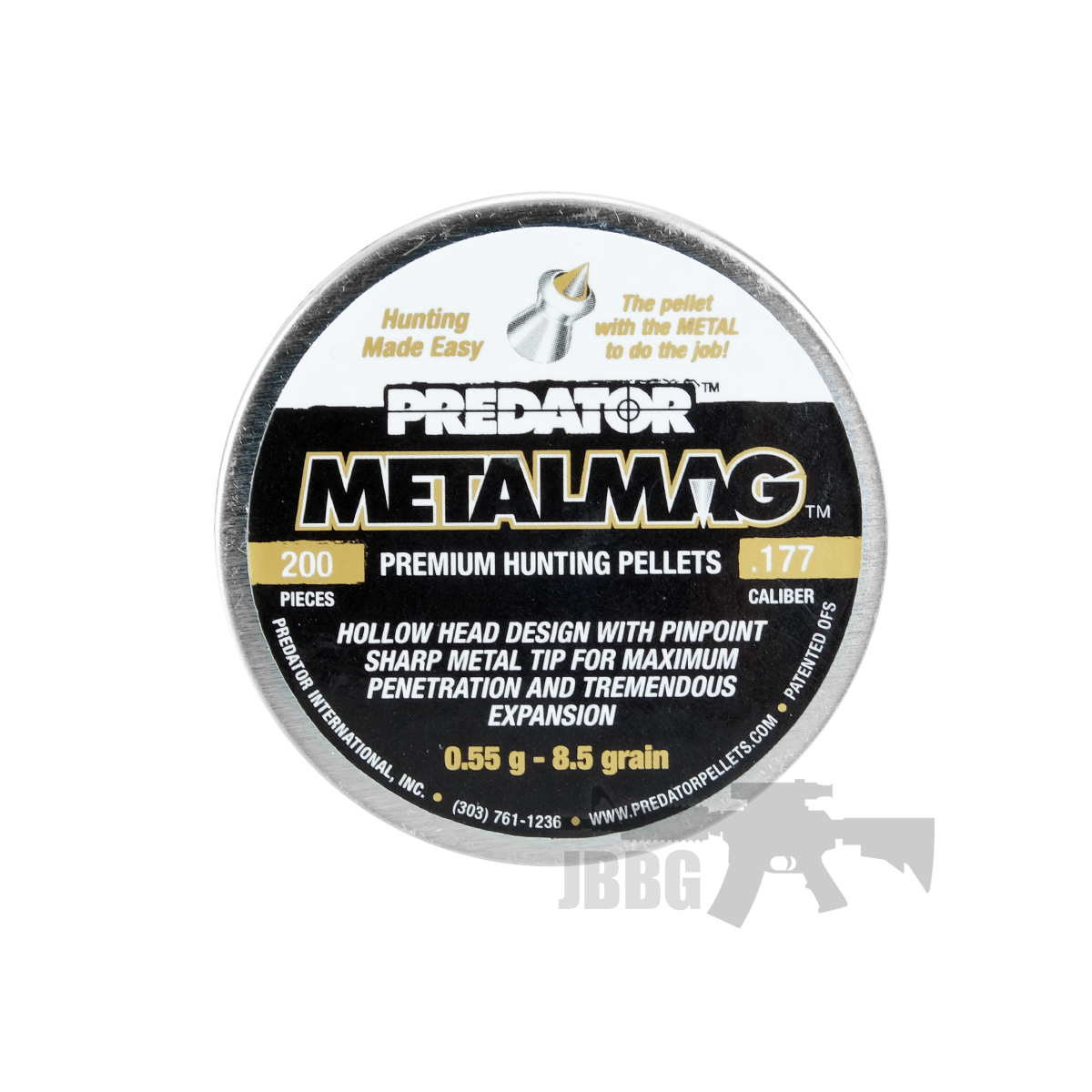 JSB Predator Metalmag 177 Air Gun Pellets - Just Air Guns