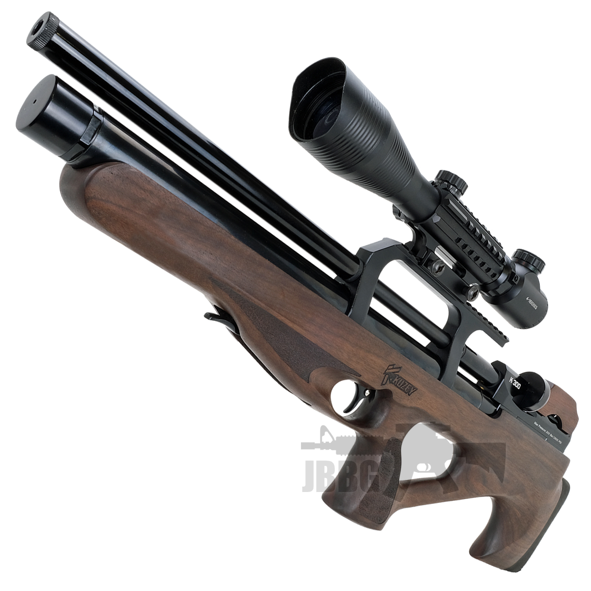 Kuzey K300 PCP air rifle Walnut Stock .177 - Just Air Guns
