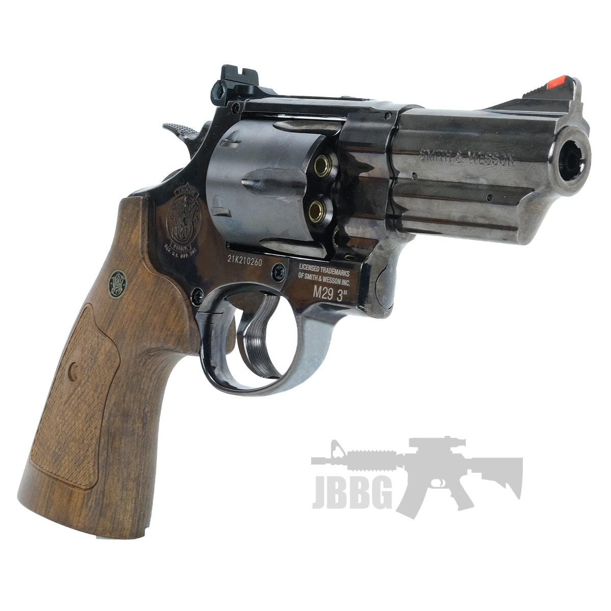 Smith & Wesson M29 3inch 4.5 CO2 Burnished Metal Revolver